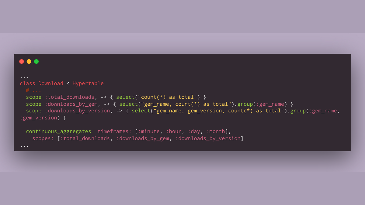 Ruby On Rails | Building a Better Ruby ORM for Time Series and